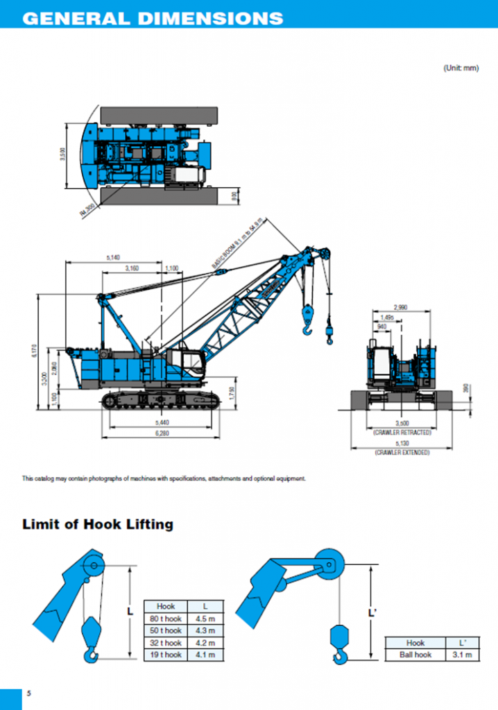 Kobelco CKE800G-3 80t Crawler Crane for Hire - Delden Cranes