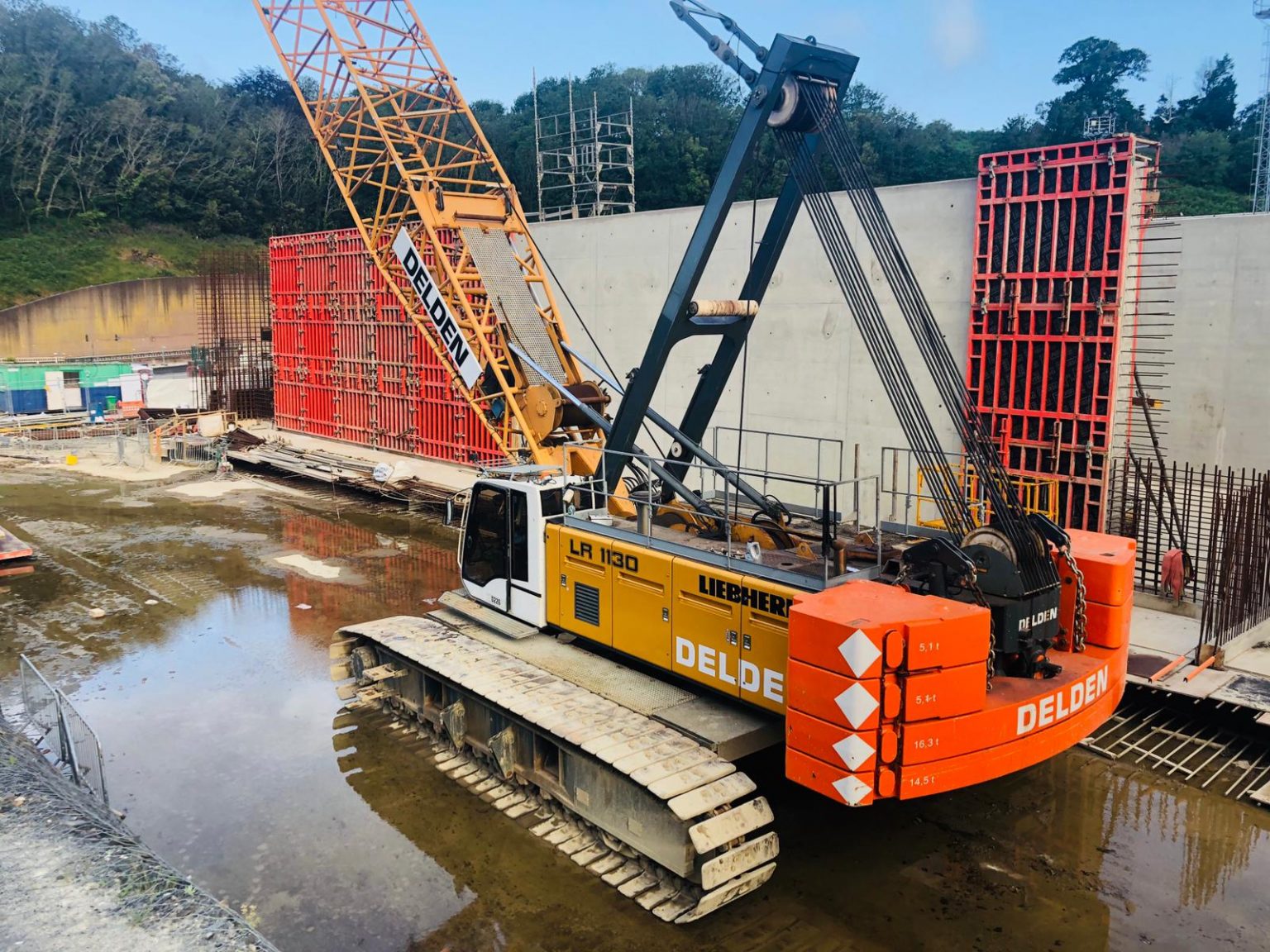 Liebherr LR1130 130t Crawler Crane for sale - Delden Cranes